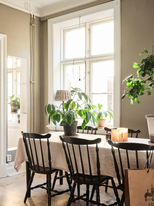 Home tour: Greige walls, black accents and white kitchen cabinets ...